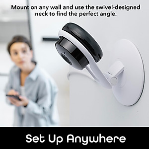 Geeni Aware 1080p HD Smart Camera – Indoor Home Security Camera – No Hub Required – Motion Detection Camera – Smart Camera Works with Amazon Alexa and Google Home, Requires 2.4 GHz Wi-Fi