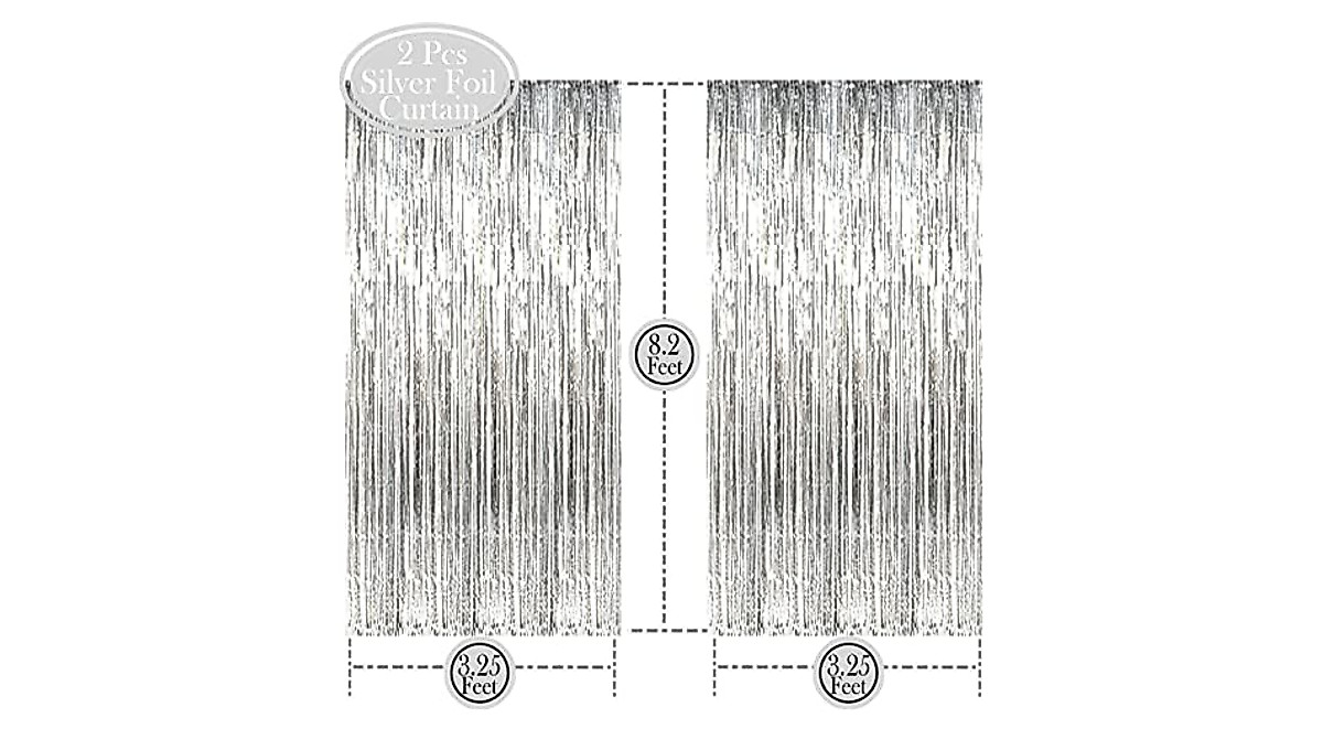 Black & Silver Party Decorations Kit for Graduations