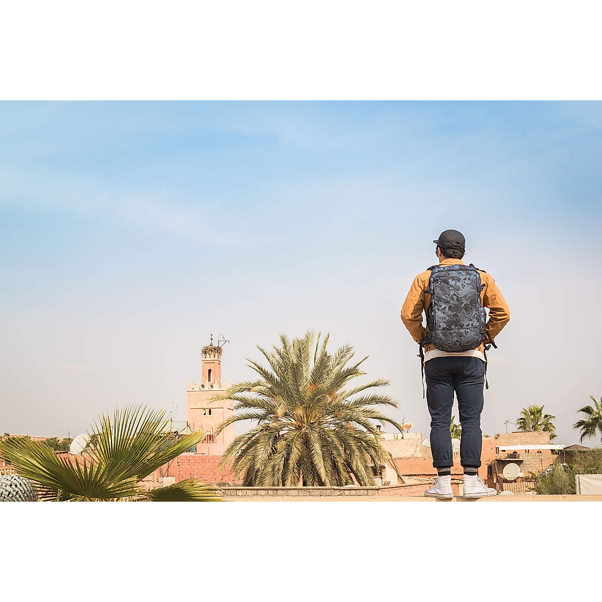 Pacsafe Vibe 40 Liter Anti Theft Carry-On Backpack / Travel Bag - Fits 16 inch Laptop, Black