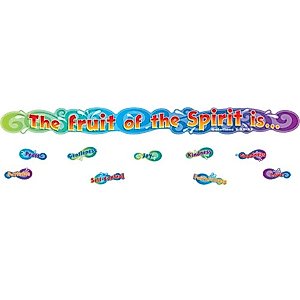 Carson Dellosa Christian The Fruit of The Spirit Bulletin Board Set (210021)