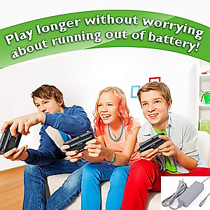 Wii-U Gamepad Charger Cord, TFSeven AC Power Adapter Charger Wiiu Charging Cable Power Supply Cord for Nintendo Wii U Gamepad Remote Controller