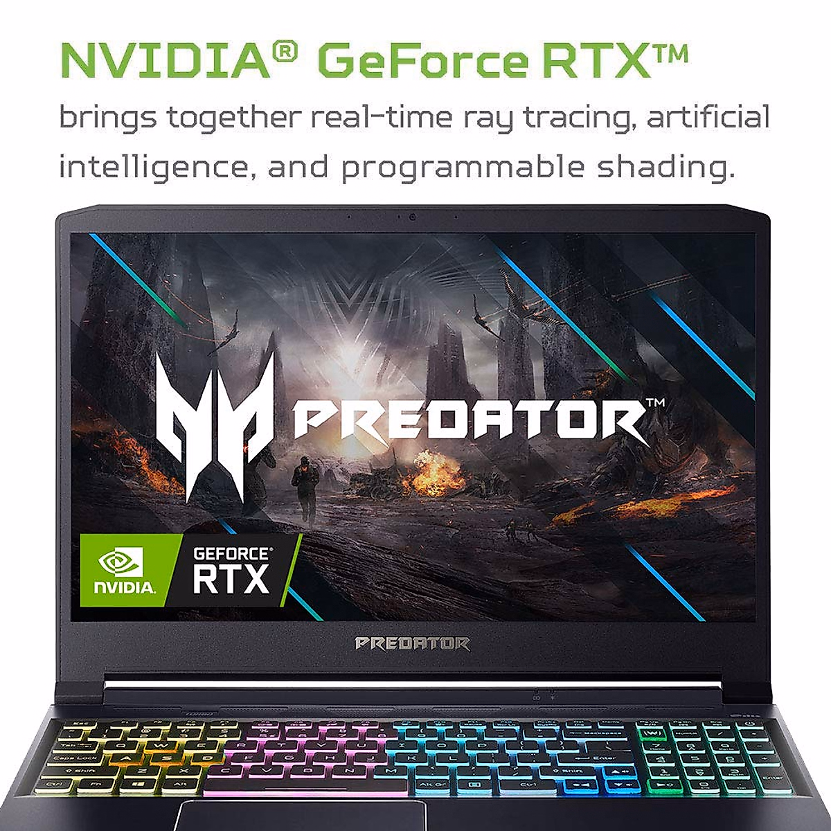 Acer Predator Triton 300 Gaming Laptop, Intel i7-10750H, NVIDIA GeForce RTX 2070 Max-Q, 15.6" FHD 240Hz 3ms IPS Display, 16GB Dual-Channel DDR4, 512GB NVMe SSD, WiFi 6, RGB Backlit KB, PT315-52-73WT