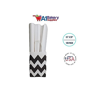 A1 Bakery Supplies Acid-Free White Tissue Paper 15 x 20, Pack of 100 Sheets