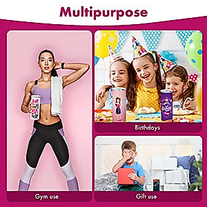 Sublimation Tumblers Blank 20 oz 4 Pack; Skinny White Tumblers Bulk with Lid, Straw, Brush and Wraps; Stainless Steel Double Wall Insulated Water Coffee Tumbler with Sublimation Coating; Gift Boxed