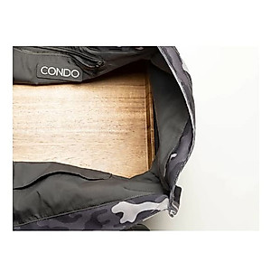 CONDO Board Acacia Wood Serving Tray 21 Inches Breakfast Tray Dinner Tray Coffee BBQ Party Table Lap Tray