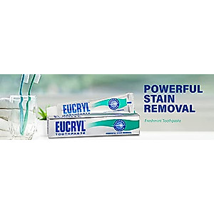 Eucryl Freshmint Powerful Stain Removal Toothpaste 50Ml- Pack of 3