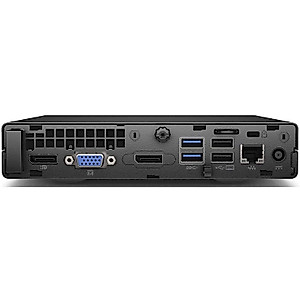 HP EliteDesk 705 G2 Mini Tiny Business PC, AMD PRO A6-8500B R5, 6 Compute Dual Cores 2C+4G, 3.0GHz, 8GB DDR3 RAM, 128GB SSD, WiFi, Bluetooth 4.0, VGA, HDMI, DisplayPort, Win10 Pro 64-bit (Renewed)