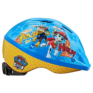 Nickelodeon Paw Patrol Kids Bike Helmet, Toddler 3-5 Years Old, Girls and Boys, Adjustable Fit, Vents, X-Small, Blue