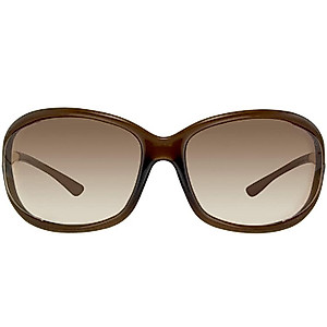 Tom Ford Jennifer FT0008 Sunglasses-692 Dark Brown (Gradient Brown Lens)-61mm