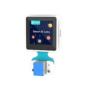 ELECFREAKS Smart AI Lens Kit Planet X Vision Sensor with Recognition Function Module and Trained Models 1.3 Inch Mini Screen Compatible with 3.3v~5v microbit Expansion Board