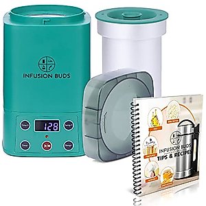 Decarboxylator Machine For Herbs- Decarb Box with Smell Proof Canister. Decarb Machine Magically Activates Herbs for Infusion of Butters, OIls and Tinctures - Odorless and Easy To Use- eBook Included!