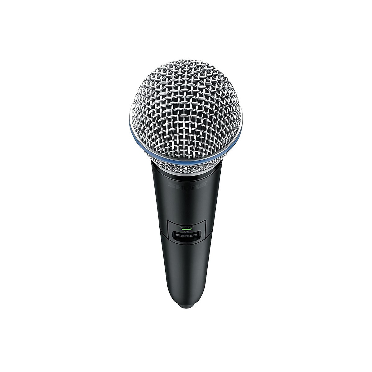Shure GLXD2+/B58 Handheld Wireless Transmitter with BETA 58A Vocal Mic Capsule and SB904 Battery (12-Hour Life) - for use with GLX-D+ Dual Band Wireless Microphone Systems (Receiver Sold Separately)