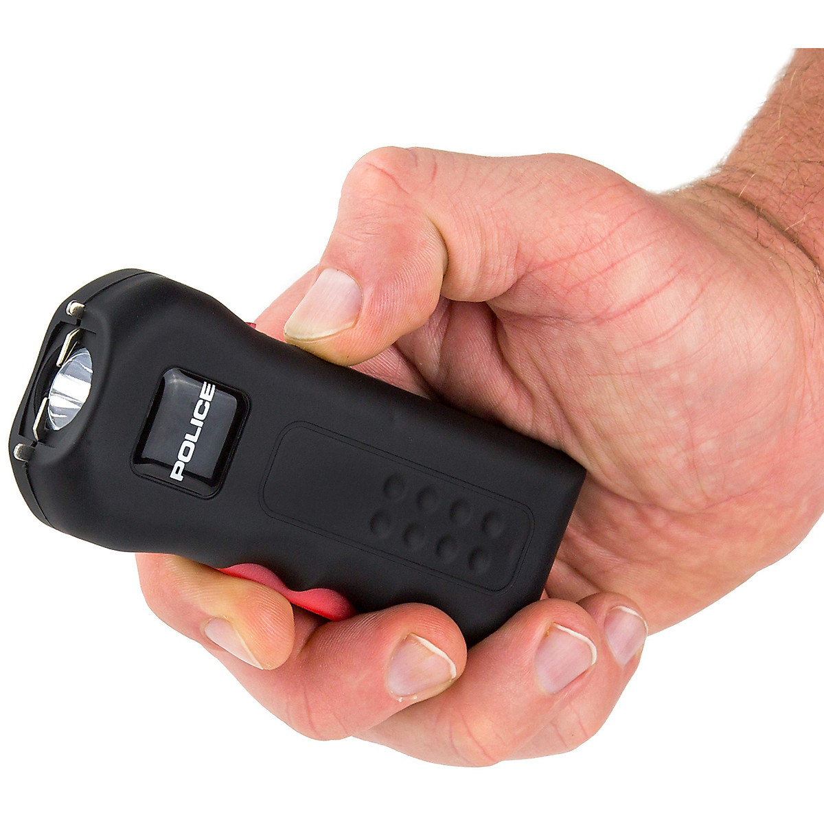 Police 512 Stun Gun with LED Flashlight Rechargeable, Black