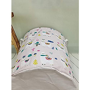 Storage Baskets Waterproof Foldable Organizer Large Storage Bins for Dirty Clothes Home and Office Toy Organizer Laundry Hamper(Pink Llama)