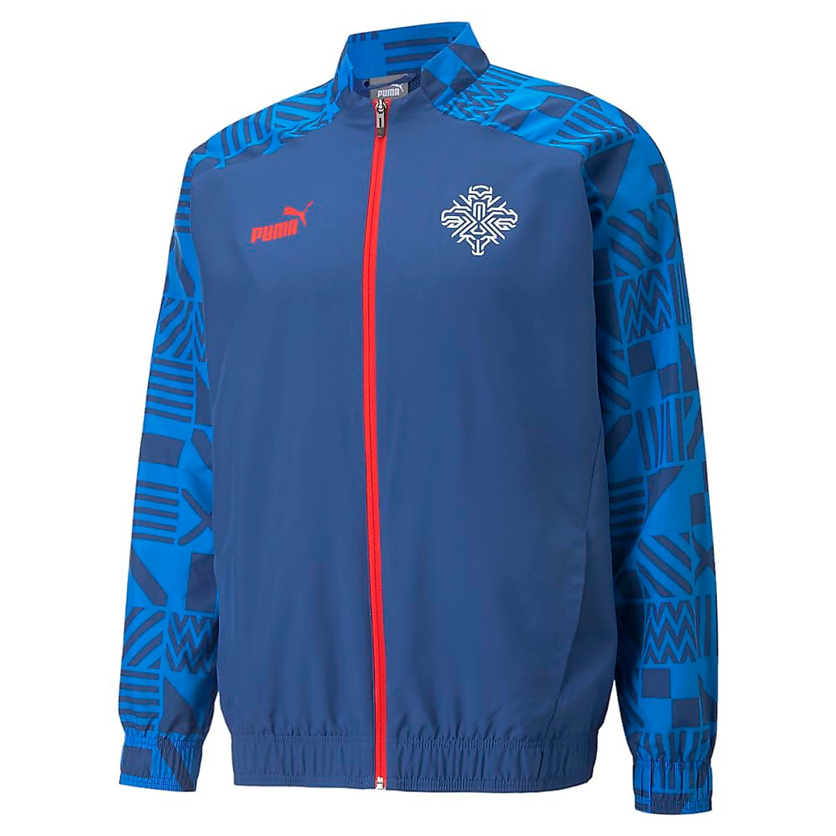 PUMA Mens Ksi Pre Match Jacket Coats Jackets Outerwear Comfort Technology - Blue - Size M
