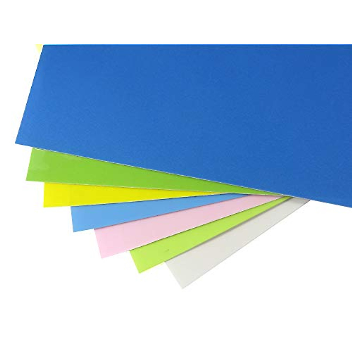 7 Sheet Variety Pack PSA Pressure Sensitive Adhesive (.3, 1, 3, 9, 12, 30 and 40 microns) Lapping Microfinishing Film Aluminum Oxide (AO) 8-1/2 x 11 Inches
