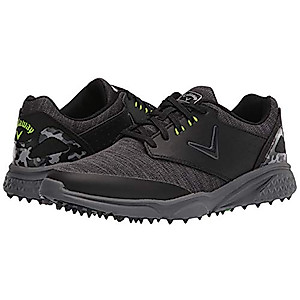Callaway Men's Coronado v2 SL Golf Shoe, Black/Grey, 9.5