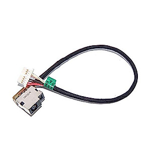 Charging Port DC in Power Jack Cable Replacement for HP 15-an 15-an050nr 837610-001 833596-SR7