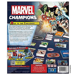 Marvel Champions The Card Game (Base Game) - Superhero Strategy Game, Cooperative Game for Kids and Adults, Ages 14+, 1-4 Players, 45-90 Minute Playtime, Made by Fantasy Flight Games