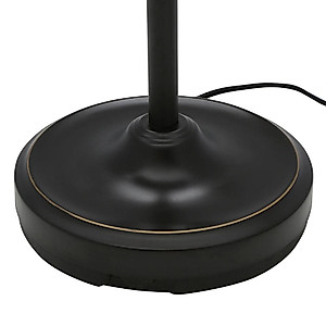 Hampton Bay 71.5 in.Antique Bronze Finish Floor Lamp with attached adjustable reading light