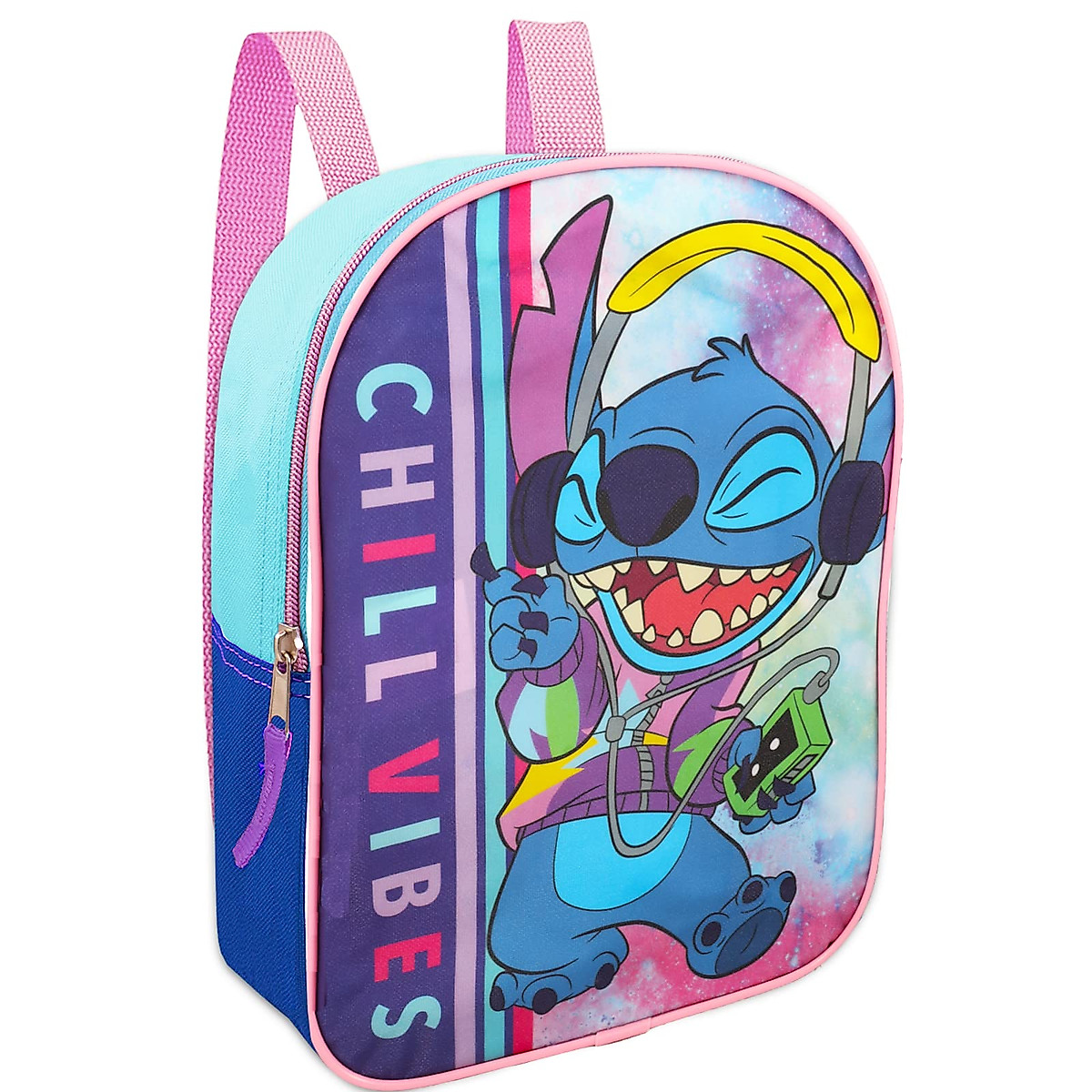 Disney Lilo and Stitch Mini Backpack and Lunch Box Bundle - 4 Pc Set with 11" Stitch School Bag, Stitch Lunch Bag, More for Boys and Girls | Stitch School Supplies Set