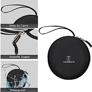 Tourmate CD Player Case Compatible for ByronStatics PCD220B / GPX PCB319B Portable Disc CD Player, Travel Carrying Stoarge Holder (Black, Case Only)