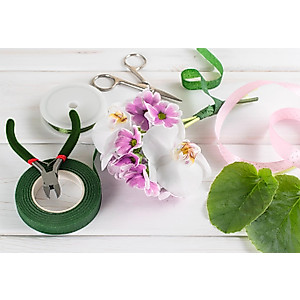 Paxcoo Floral Tape and Floral Wire Arrangement Tools Kit with Wire Cutter 26 Gauge Stem Wire and 22 Gauge Paddle Wire for Bouquet Stem Wrap Florist
