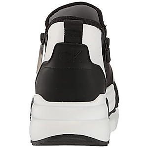 Calvin Klein Women's PASKHAL Sneaker, Black, 9.5