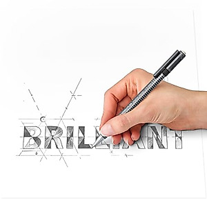 Staedtler triplus micro 1.3mm Lead Retractable Mechanical Pencil with Twist Eraser, 6 refills, 2-Pack, 77413SBKA6, Model: 77413SBKA6ST