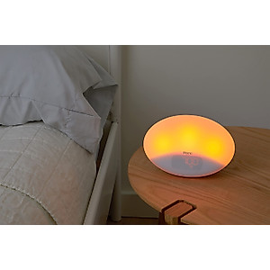 iHome Zenergy Sunrise Bedside Therapy Machine with Bluetooth Speaker, Sunrise Wakeup and USB Charging