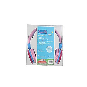 Peppa Pig Over The Ear Headphones HP1-01057 | Soft and Cushioned Ear Pieces to Fit Any Size, Adjustable Headband Headphones, Great Sound, Volume Limiting Technology, Model Number: HP1-01708