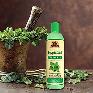 OKAY PEPPERMINT Soothing and Invigorating SHAMPOO 12oz / 355ml