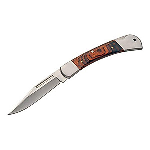 SZCO Supplies 5-Inch Classic Lockback Folding Knife Brown