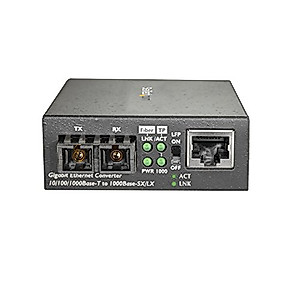 StarTech.com Multimode (MM) SC Fiber Media Converter for 10/100/1000 Network - 550m Range - Gigabit Ethernet - 850nm - Full Duplex, TAA (MCMGBSCMM055)