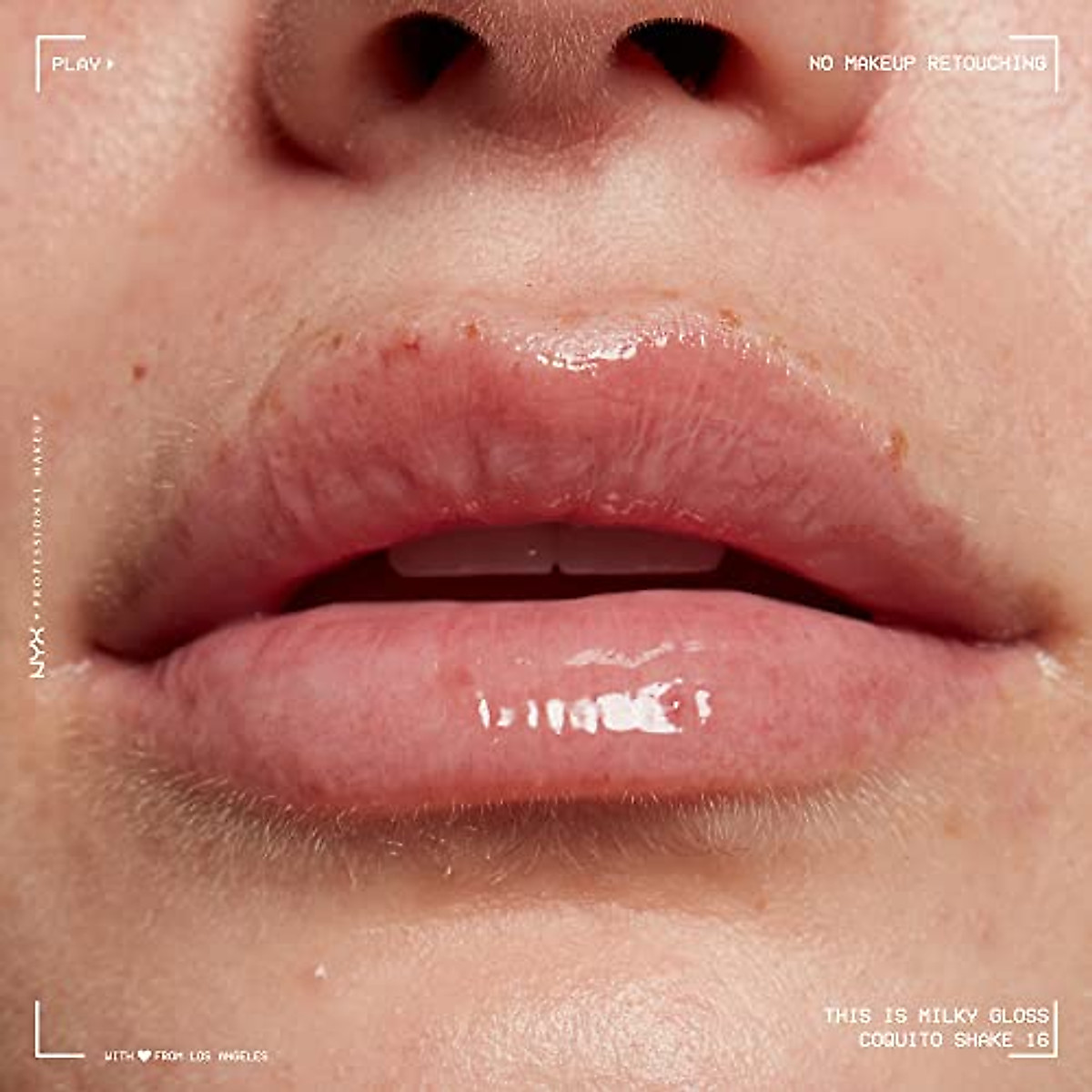 NYX PROFESSIONAL MAKEUP This Is Milky Gloss, Lip Gloss with 12 Hour Hydration, Vegan - Coquito Shake (Milky Clear)