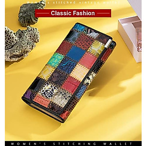 Eysee Clutch Bags, Women Wallets, Leather Purses, Cellphone Packs, Multicolor-10, 8.50 cm (L) * 18.50 cm (H) * 2.50 cm(W)