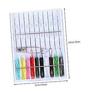 EXCEART 4 Boxes Set T Tool Tools Needles Needle and Thread Sewing Travel