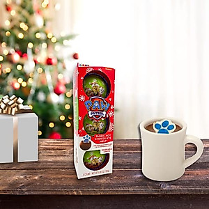 Paw Patrol Hot Chocolate Ball with Pawprint Shaped Marshmallow, Easter Basket Stuffer and Gift for Kids, 6.35 Ounces