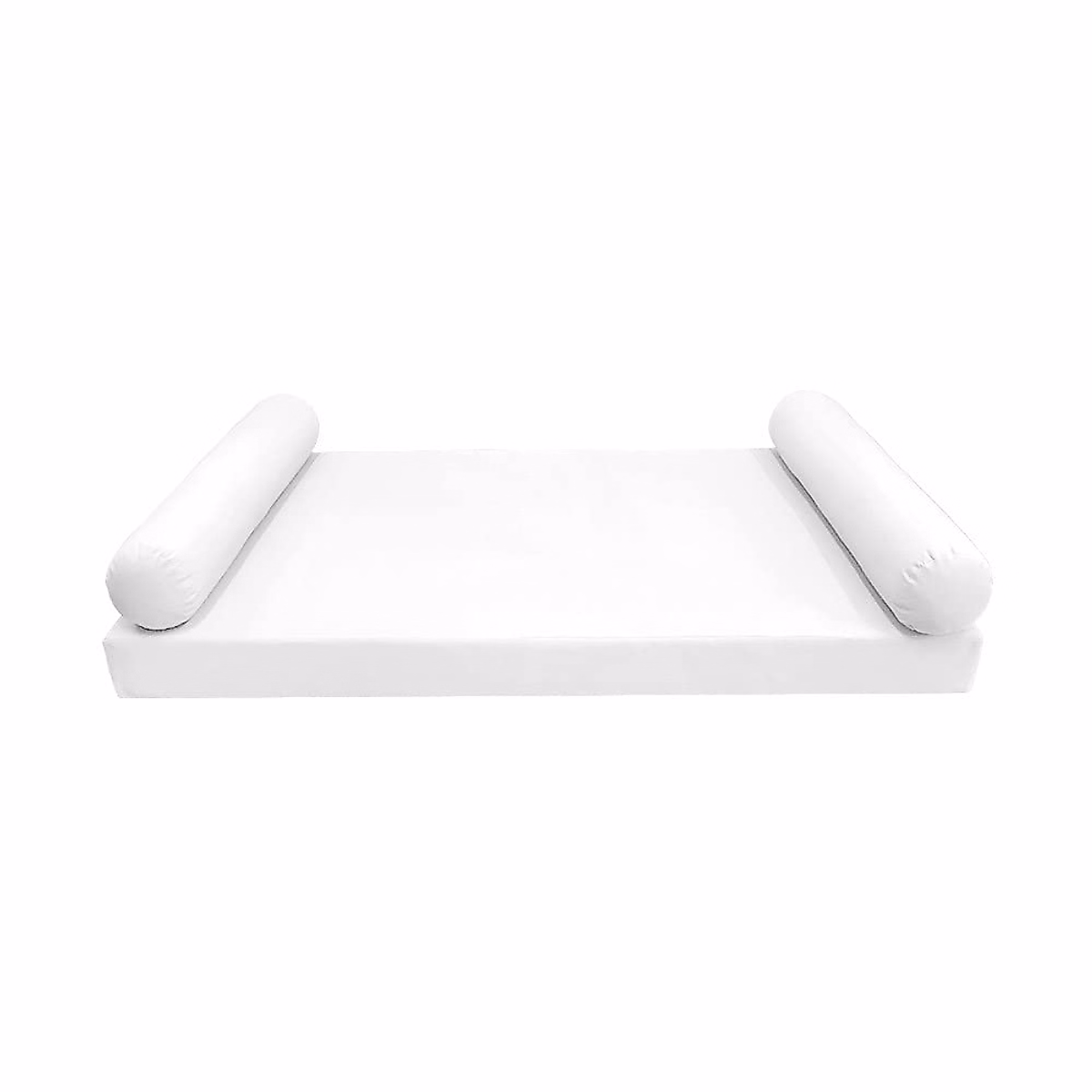 Prolinemax Style5 Twin Size 3PC Knife Edge Outdoor Daybed Mattress Bolster Pillow Fitted Sheet Slip Cover ONLY AD106