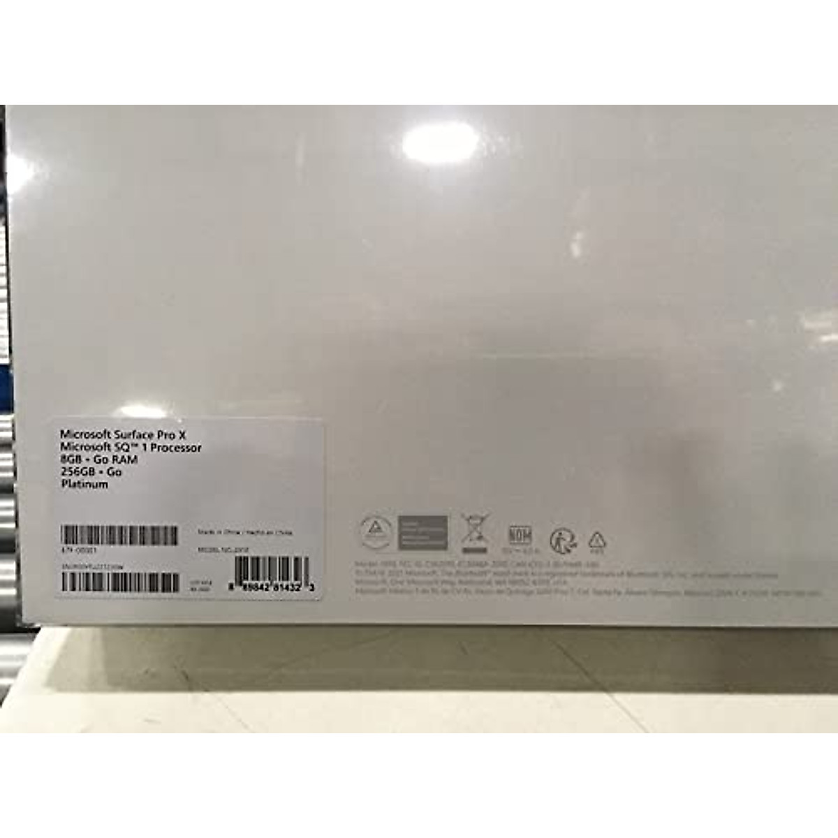 Microsoft Surface Pro X - 13" Touchscreen - Microsoft SQ® 1 - 8GB Memory - 256GB SSD - WiFi - Platinum (Latest Model)