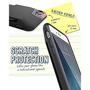 Smartish iPhone 7/8/SE (2020) Wallet Case - Wallet Slayer Vol. 1 [Slim + Protective + Grip] Credit Card Holder for Apple iPhone SE 2020 & iPhone 7/8 - [Silk] - Black Tie Affair