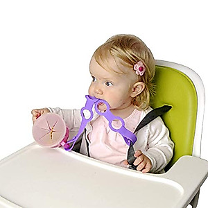 4PK Toy Safety Straps, Stretchable Silicone Pacifier Clips Baby Toddler Bottle Toy Harness Straps for Strollers, High Chair, Shopping Trolley,Cars,Hanging Baskets,Cribs,Bags