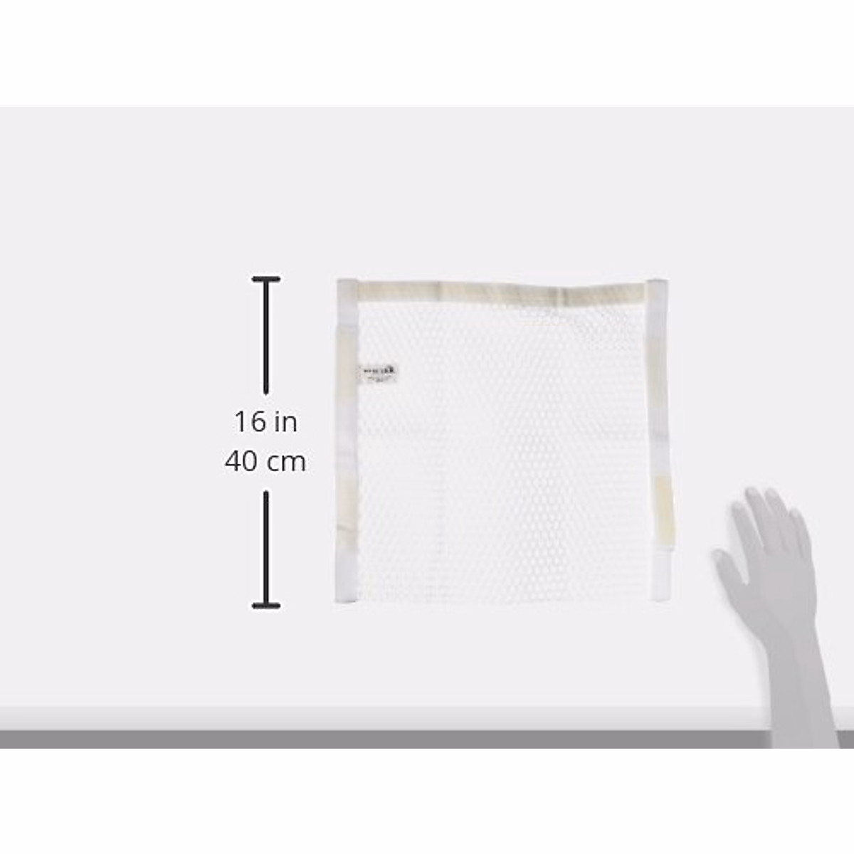 Household Essentials 135 Polyester Sneaker Wash and Dry Bag for Laundry Machines - White