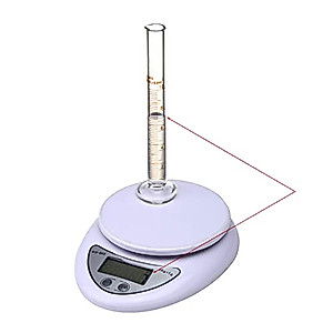 Glass Graduated Cylinder Set Thick Measuring Cylinders 10 ml with Brush (2Pcs)