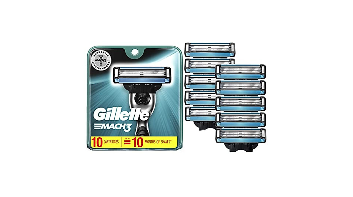 Gillette Mach3 Razor Blade Refills – Smooth & Comfortable Shave