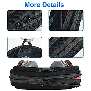 WISDING Universal Replacement Headband Cushion Pad Cover Protector Compatible for for ATH-M50X, Beats Solo 2/3,QC 35i/35ii, QC25, Studio 2/3 Headphones,Headband Cover Cushion Protector Pad (Black)