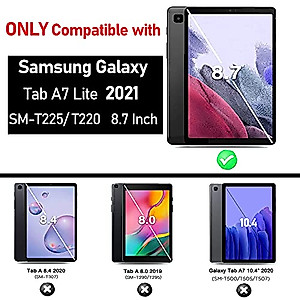 LTROP Kids Case for Samsung Galaxy Tab A7 lite 8.7 Inch 2021 SM-T220/T225, Galaxy Tab A7 Lite 8.7 Case, Shockproof Convertible Handle Stand Cover Case for Samsung Galaxy Tab A7 Lite 8.7” 2021, Rose