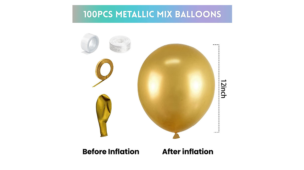 Colorful Metallic Balloons for Every Celebration