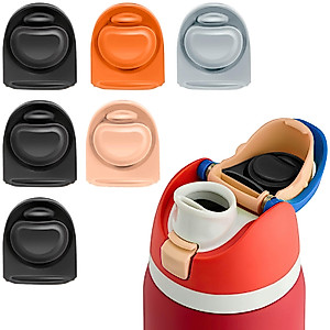 Mbotnee 6Pcs Replacement Stopper Compatible with Owala FreeSip 24oz 32oz, Water Bottle Top Lid Parts for Owala 19/24/32/40oz, BPA-Free Silicone Seal Bottle Cap Mouth Stopper Gasket