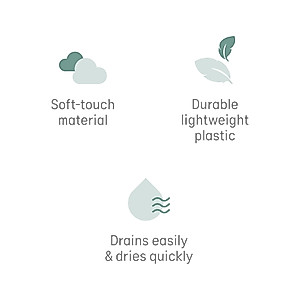 Angelcare Baby Bath Support (Grey) | Ideal for Babies Less than 6 Months Old